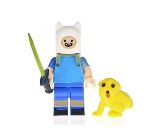 Finn Adventure Time Cartoon Minifigure | minifigureoutlet