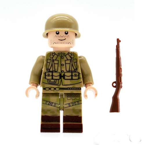 Pacific Theater WW2 Army Minifigure | minifigureoutlet