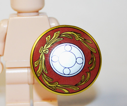 Roman Round Shield for Knight Minifigure | minifigureoutlet