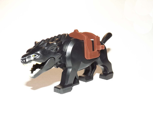 Wolf Black Evil Orc LOTR Lord of the Rings Hobbit Minifigure ...