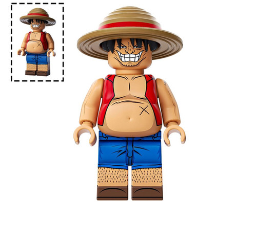 Luffy Fat One Piece Cartoon TV Show Anime Minifigure | minifigureoutlet