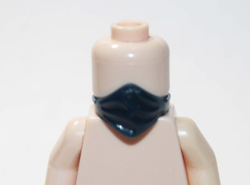 Dark Blue Face Scarf for Minifigure | minifigureoutlet