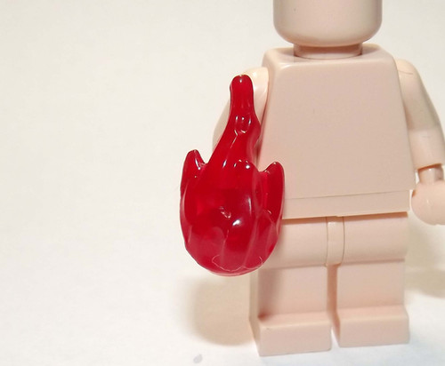 Hand Flame Weapon Red for minifigure | minifigureoutlet