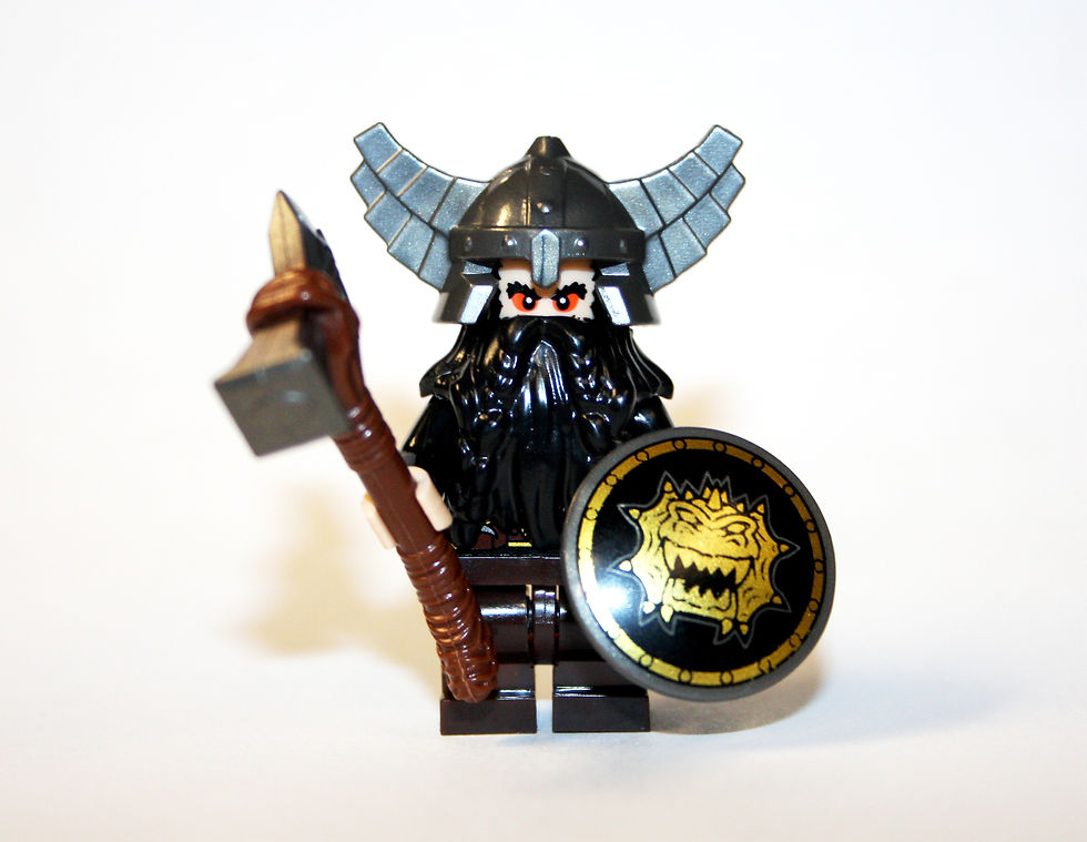 Evil Dwarf LOTR Lord of the Rings Hobbit Minifigure | minifigureoutlet