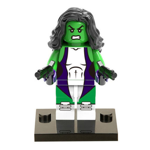 She-Hulk Green Comic version Minifigure She Hulk | minifigureoutlet