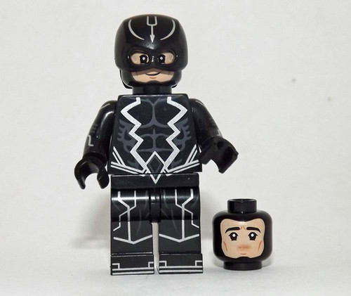 Black Bolt Inhumans Marvel Comic Minifigure | minifigureoutlet