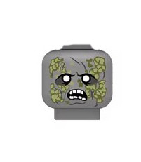 Zombie Moss Minifigure head DIY | minifigureoutlet