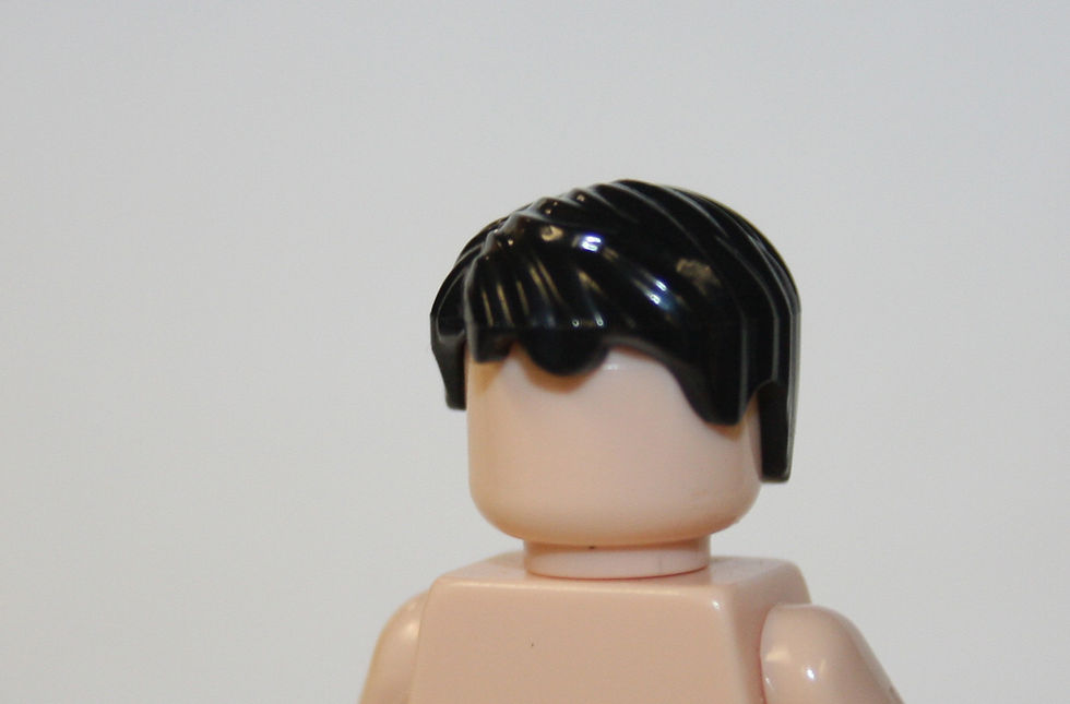 Black Normal Male Hair for Minifigure | minifigureoutlet