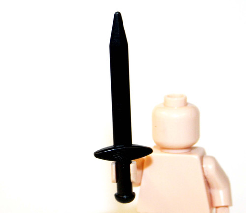 Medium Sword Black Weapon for Knight Army minifigure | minifigureoutlet