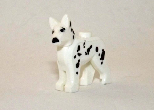 Dog Animal White Spotted minifigure | minifigureoutlet