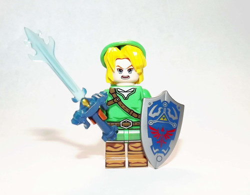 Link Legend of Zelda V2 Nintendo Game Minifigure | minifigureoutlet