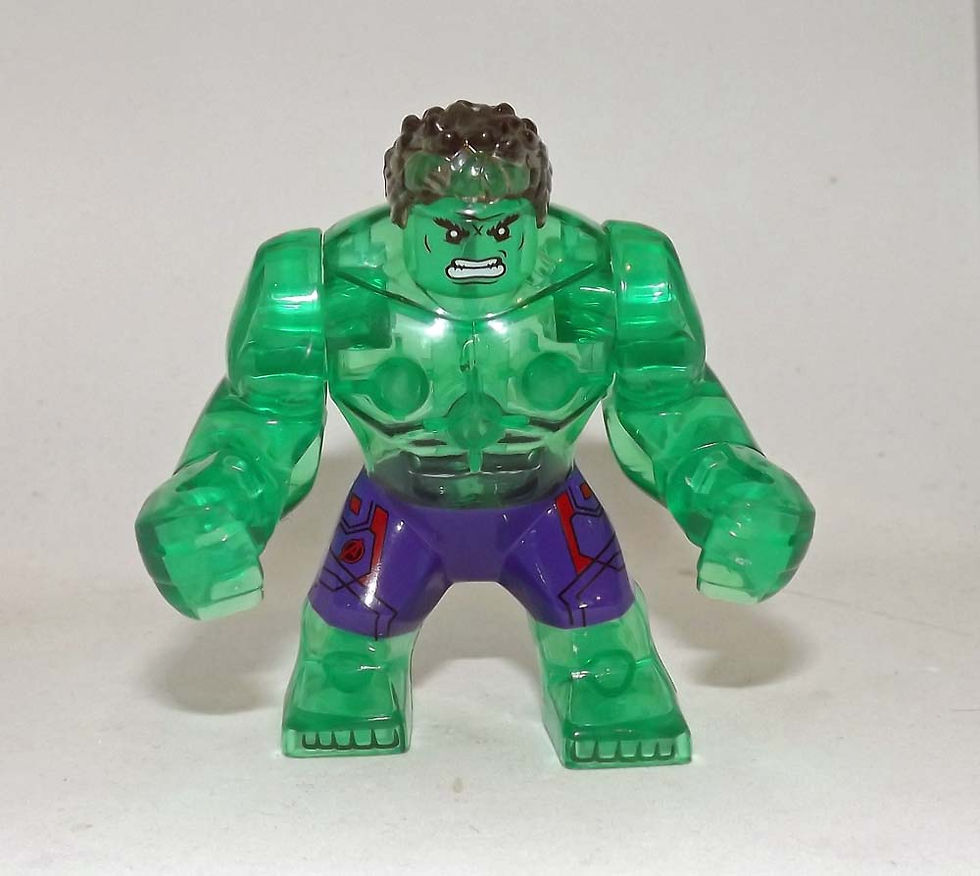 Big Green clear Hulk movie Minifigure | minifigureoutlet