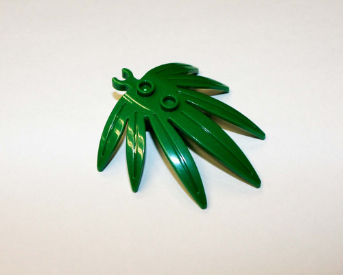 Green Palm Tree branch plant Piece | minifigureoutlet