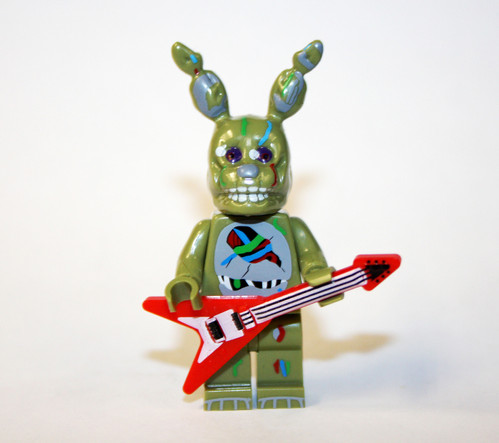 Springtrap Bunny with guitar Five Nights at Freddy's Video Game ...