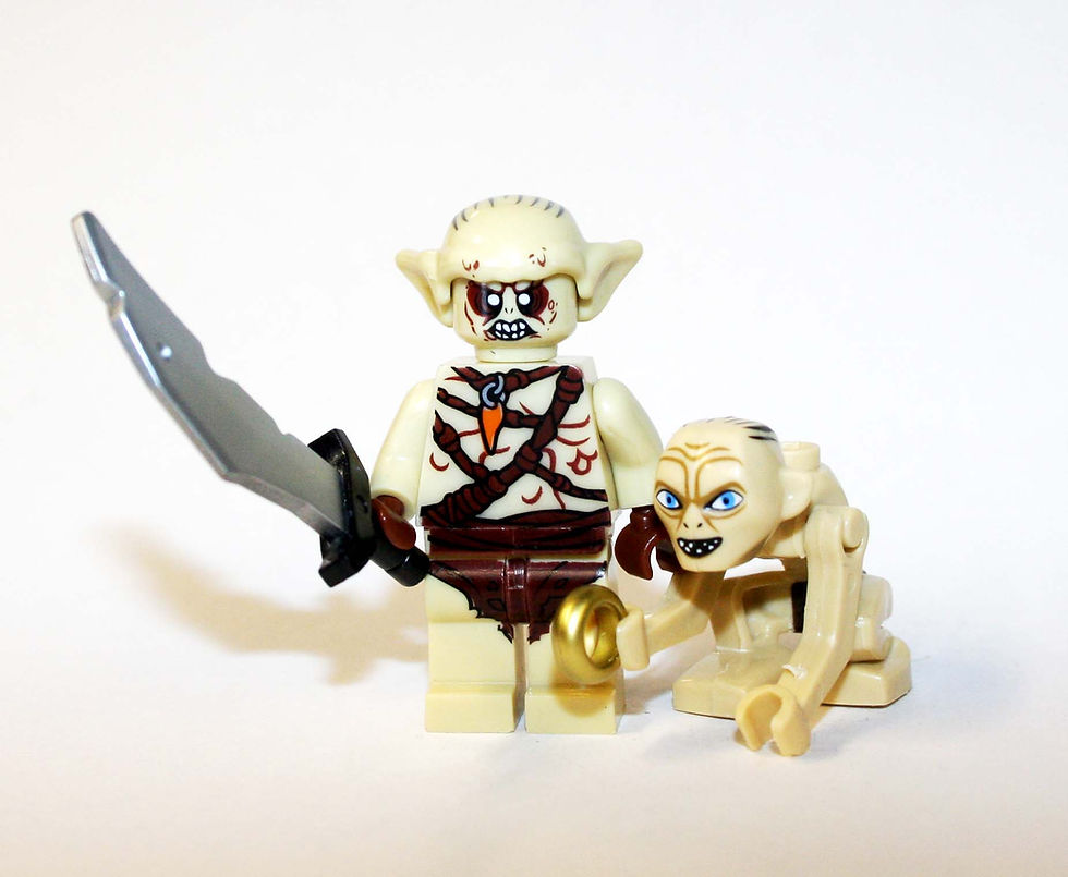 Goblin with Gollum LOTR Lord of the Rings Hobbit Minifigure ...