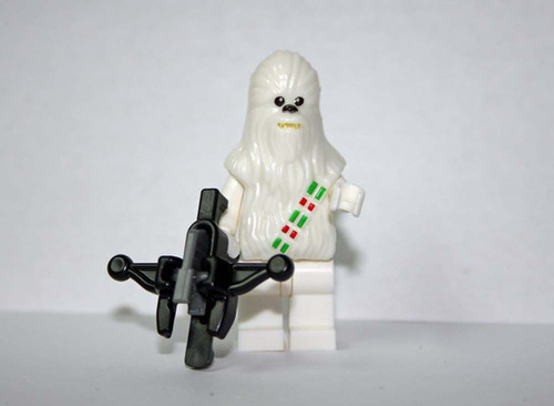 White Christmas Wookie Star Wars Minifigures | minifigureoutlet