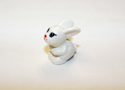 White Bunny Rabbit Animal minifigure | minifigureoutlet