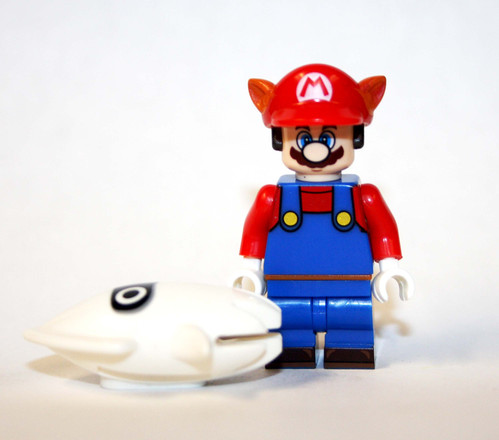 Raccoon Mario with Squid The Super Mario Bros. Movie Minifigure ...