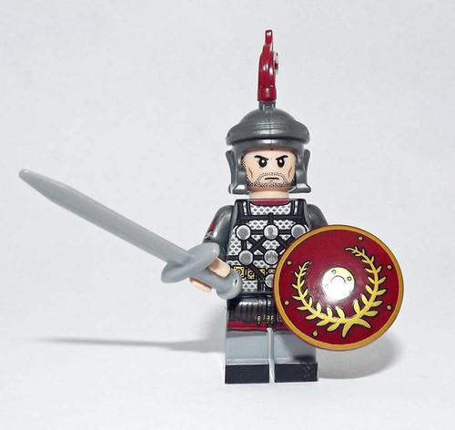 Roman centurion Legionary round shield Minifigure | minifigureoutlet