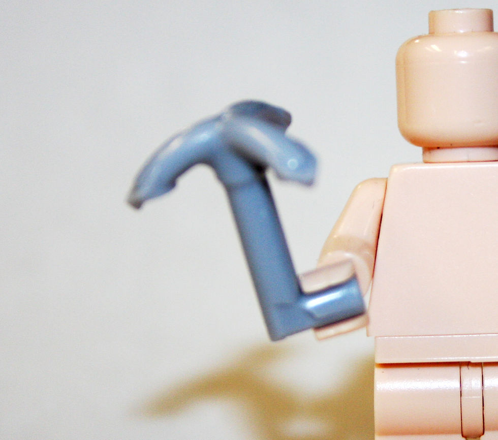 Grey grappling hook tool for minifigure | minifigureoutlet