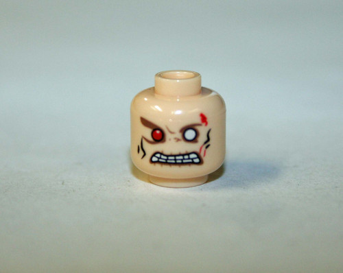 Head Dead Zombie D Minifigure head DIY | minifigureoutlet