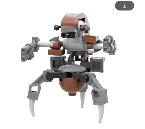 Destroyer droid Star Wars Droid Minifigure | minifigureoutlet