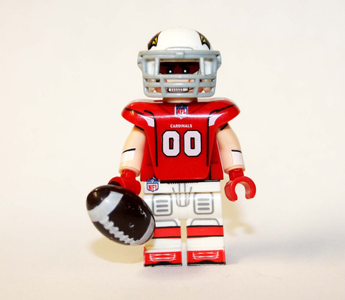 Arizona Cardinals Football NFL Player Minifigure | minifigureoutlet