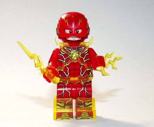 The Flash 2023 Yellow lightning Movie Minifigure | minifigureoutlet