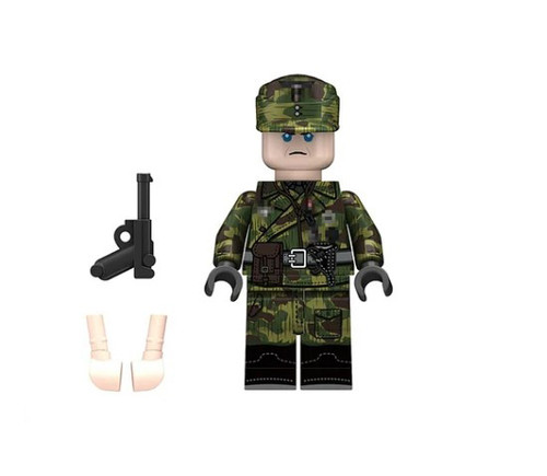 German WW2 Panzer SS Division Army Splinter Pattern Minifigure ...
