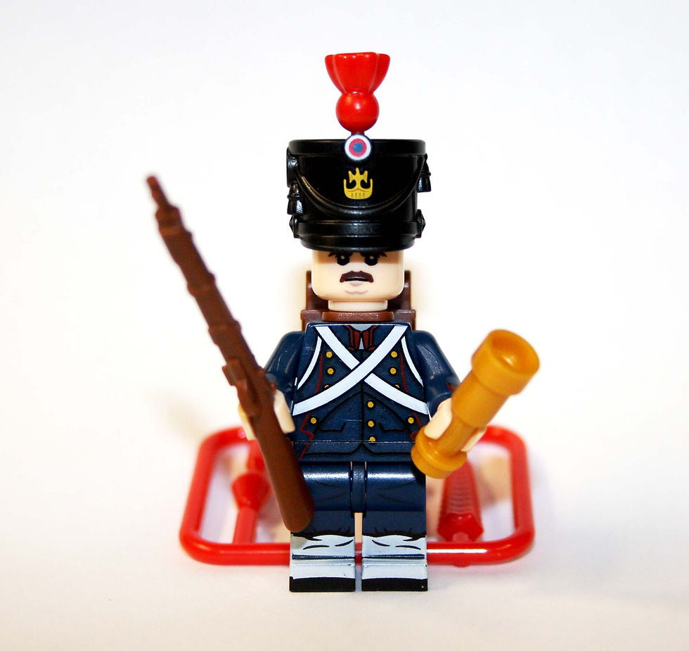 French Artillery NCO Napoleonic War Waterloo Soldier Minifigure ...