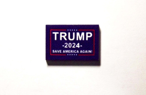 Trump Campaign Sign Donald Trump President 2X3 piece for minifigure ...