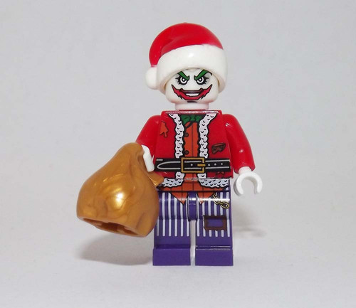 Joker Santa Claus Christmas Minifigure | minifigureoutlet