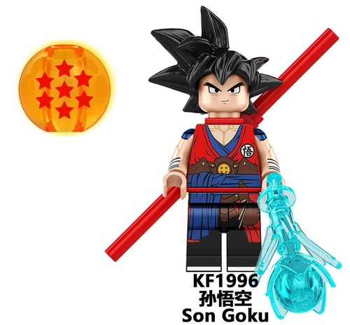 Son Goku Red Dragon Ball Super Z yellow weapon Minifigure ...