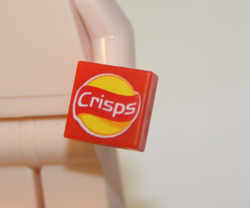 Potato chip snack red bag food snak for minifigures | minifigureoutlet