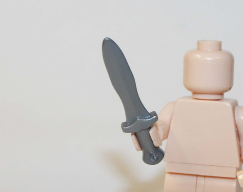 Dagger Knife Silver Weapon | minifigureoutlet