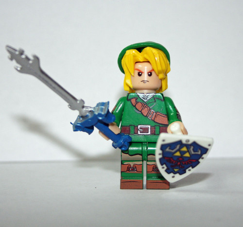 Link Legend of Zelda Nintendo Game Minifigure | minifigureoutlet