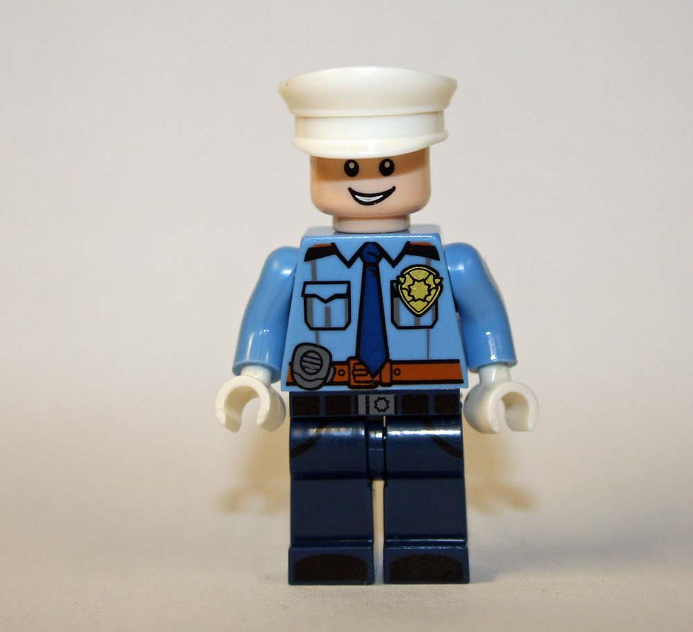Police Officer Commander Minifigure | minifigureoutlet