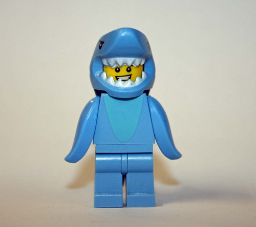 Shark suit Boy cartoon Minifigure | minifigureoutlet