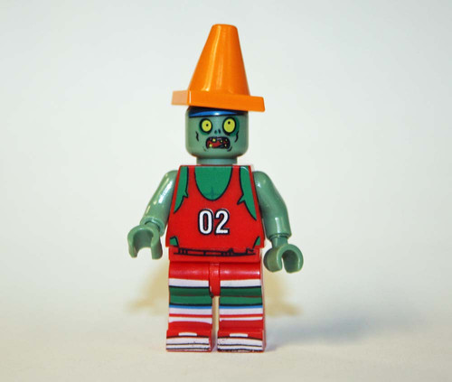 Zombie Cone Hat Horror Movie Minifigure | minifigureoutlet
