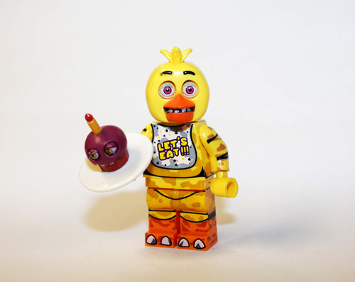 Chica First Five Nights at Freddy's Movie Minifigure | minifigureoutlet