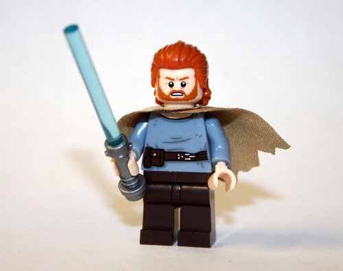 Obi Wan Kenobi Star Wars TV blue shirt Minifigure | minifigureoutlet