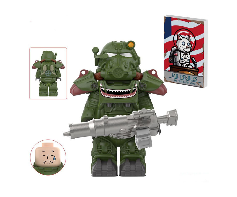 Power Armor Green Shark Fallout Video Game TV Show Minifigure ...