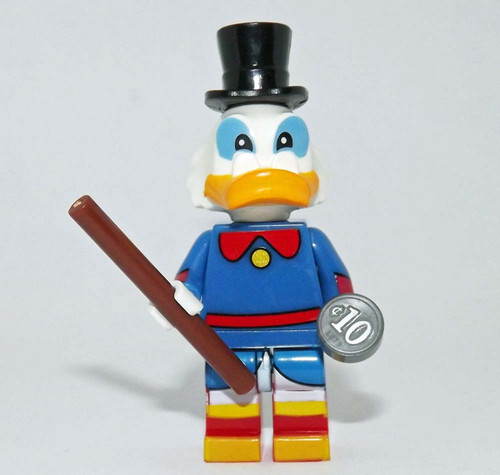 Scrooge McDuck Disney cartoon Minifigure | minifigureoutlet
