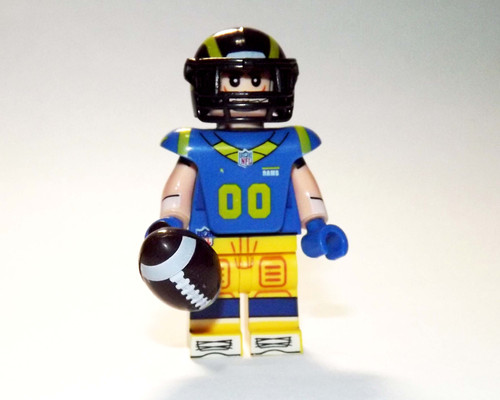 Los Angeles Rams Football NFL Player Minifigure | minifigureoutlet