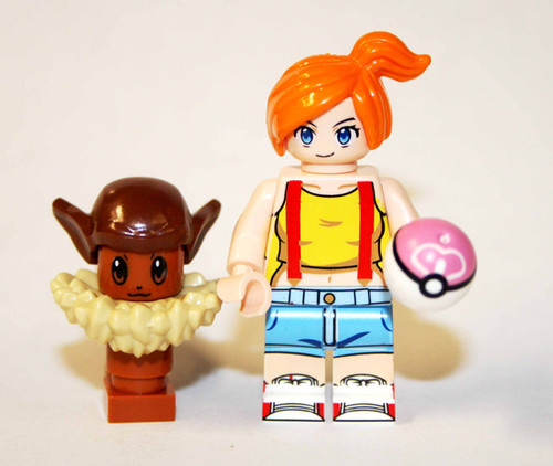 Misty Pokemon Y and X Cartoon game Minifigure | minifigureoutlet