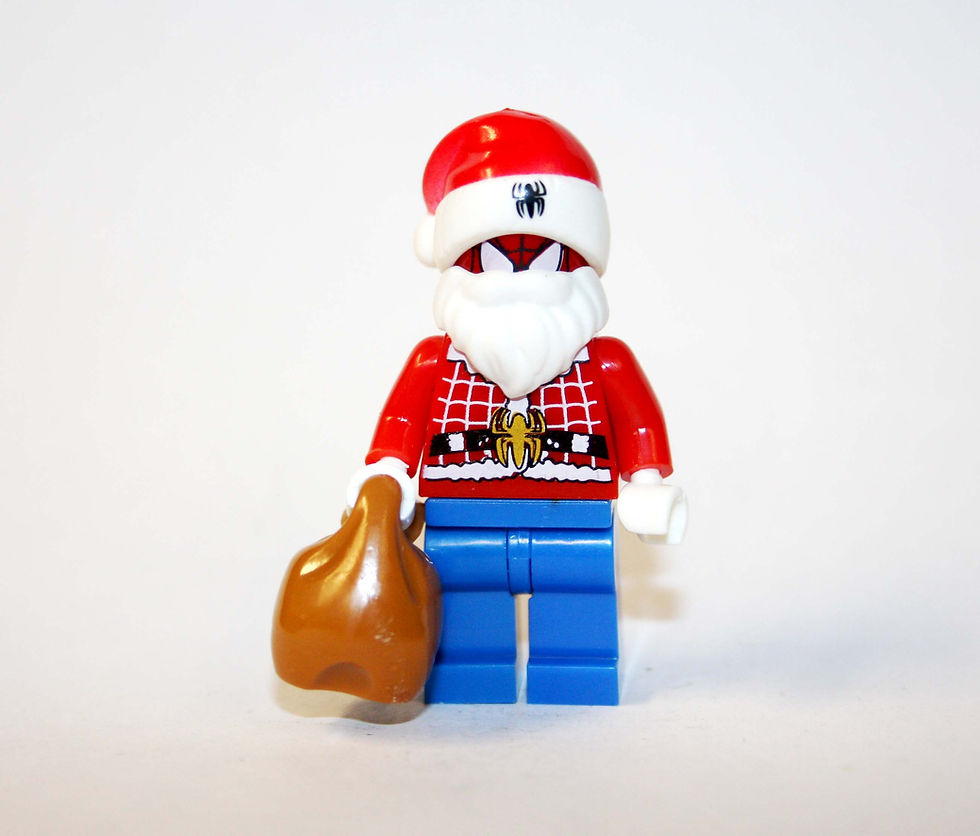 Spider-Man Santa Claus V2 Christmas Holiday Minifigure | minifigureoutlet