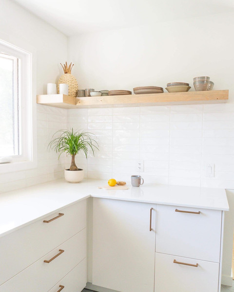 custom wood floating shelves Winnipeg Manitoba Canada K&A Wooden Creations