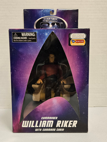 Commander William Riker with Command Chair | Eternia Toys