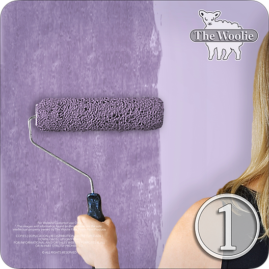 How To Use The Rag Painting Roller | The Woolie