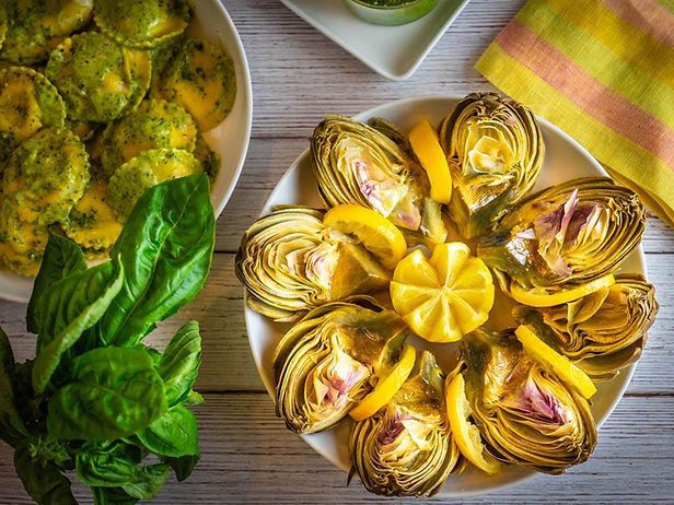 how to cook artichoke in the oven